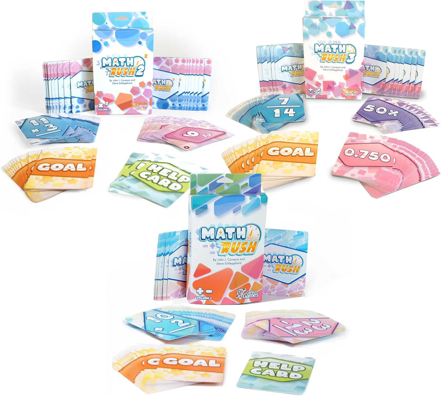 Math Card Game Bundle | Math Rush: Addition, Subtraction ...