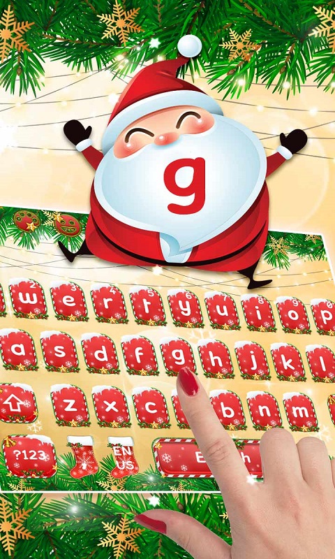 Merry Christmas Keyboard Theme - App on Amazon Appstore