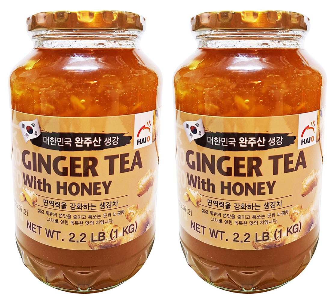 Amazon.com : Haio Ginger Tea With Honey Refresh With Korean Herbal Tea ...