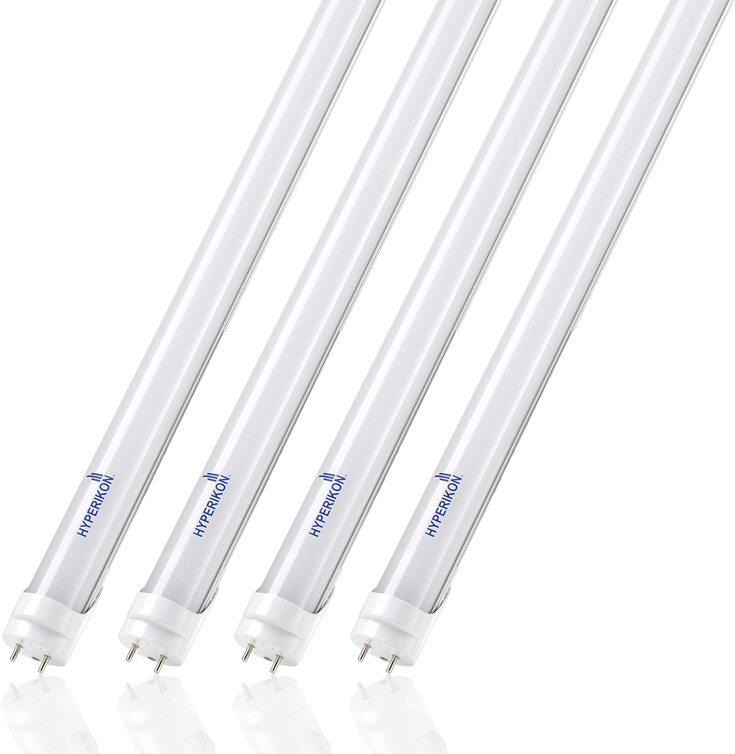 T8/T10/T12 LED 4FT Light Tube, UL & DLC, Hyperikon, Dual-End Powered ...