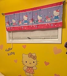 Amazon.com: Sanrio Hello Kitty Springtime Friends Window Valance, Pink ...