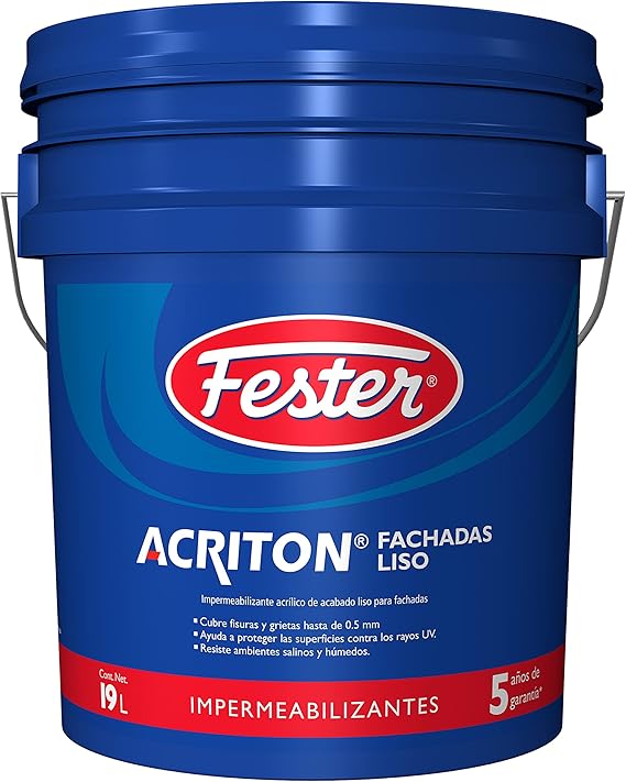 Fester Impermeabilizante Acriton Proshield Elastomérico para Fachadas ...