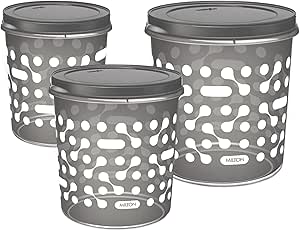 Amazon.com: MILTON Plastic Storex Container Set of 3 : Home & Kitchen