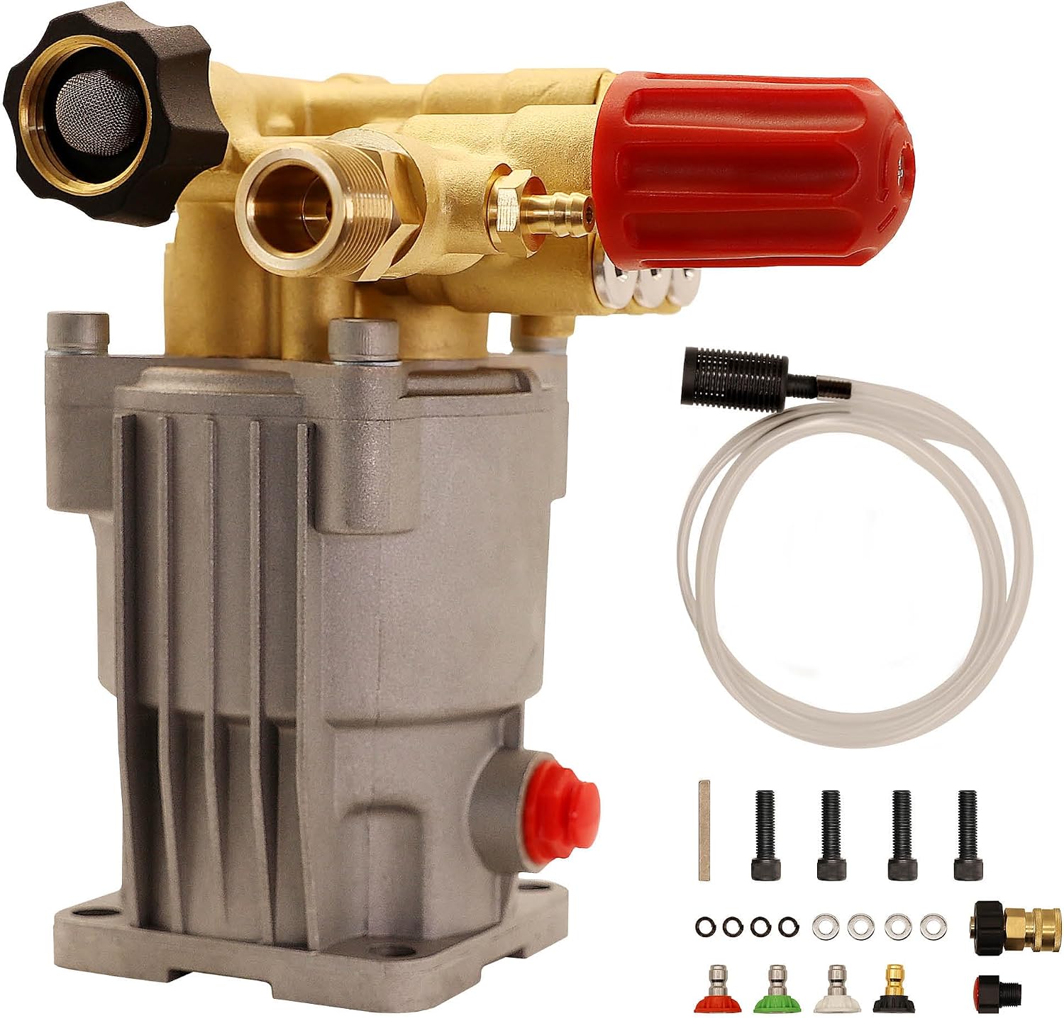 Amazon.com : PW-ON 3/4" Horizontal Brass Pressure Washer Replacement ...