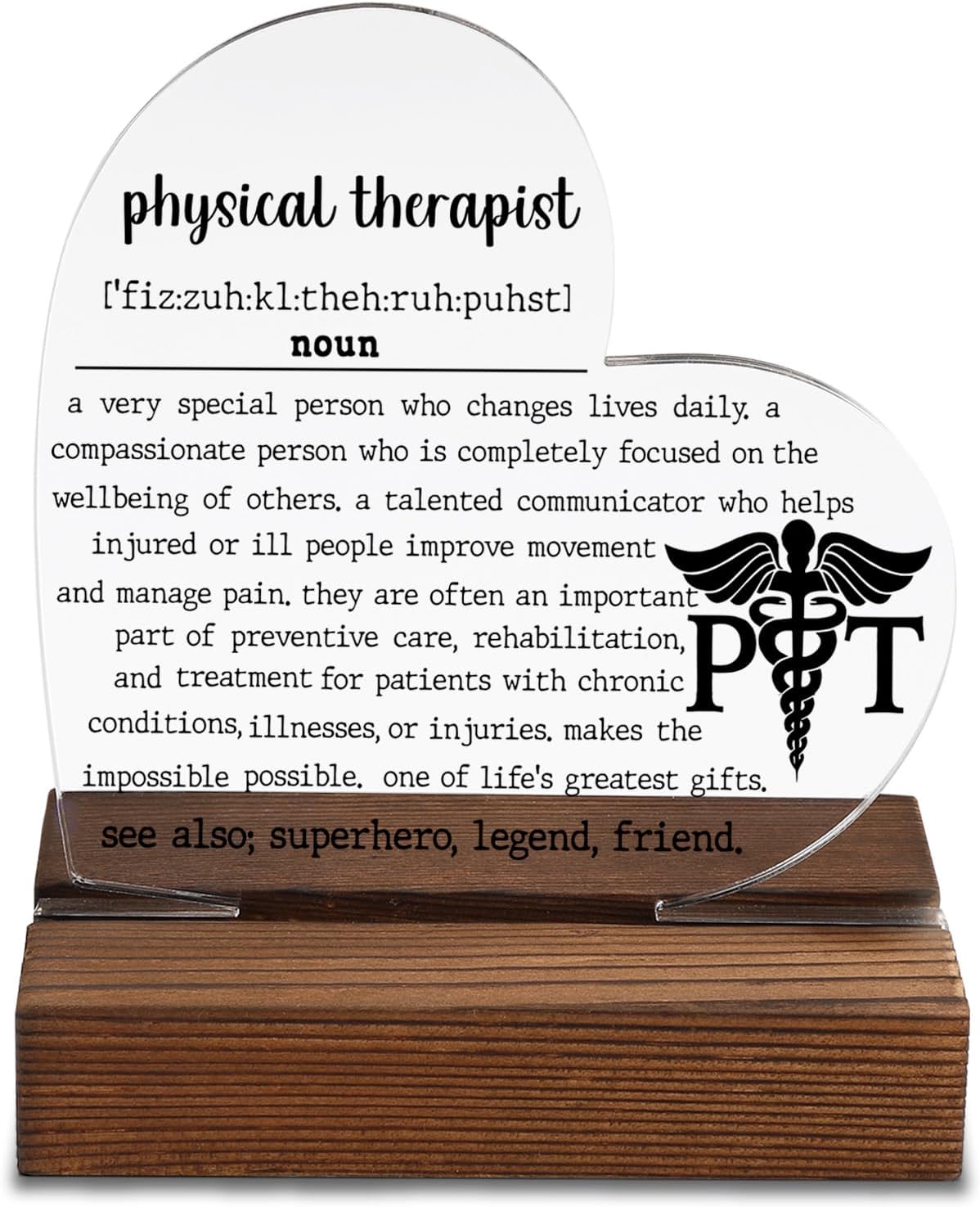 Amazon.com: Physical Therapist Gifts for Men Women, Thank You ...