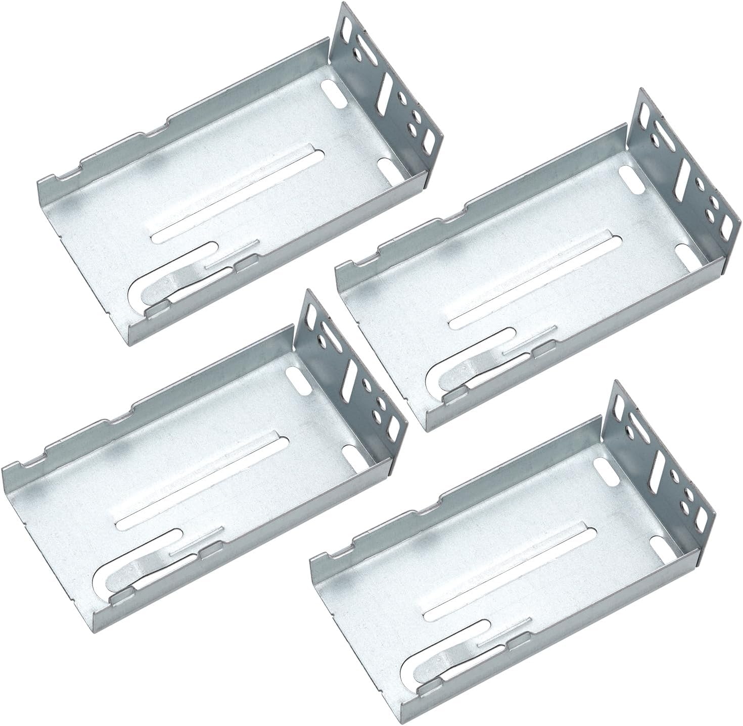 4pcs Rear Mounting Bracket for Drawer Slide, Cabinet Drawer Bracket ...