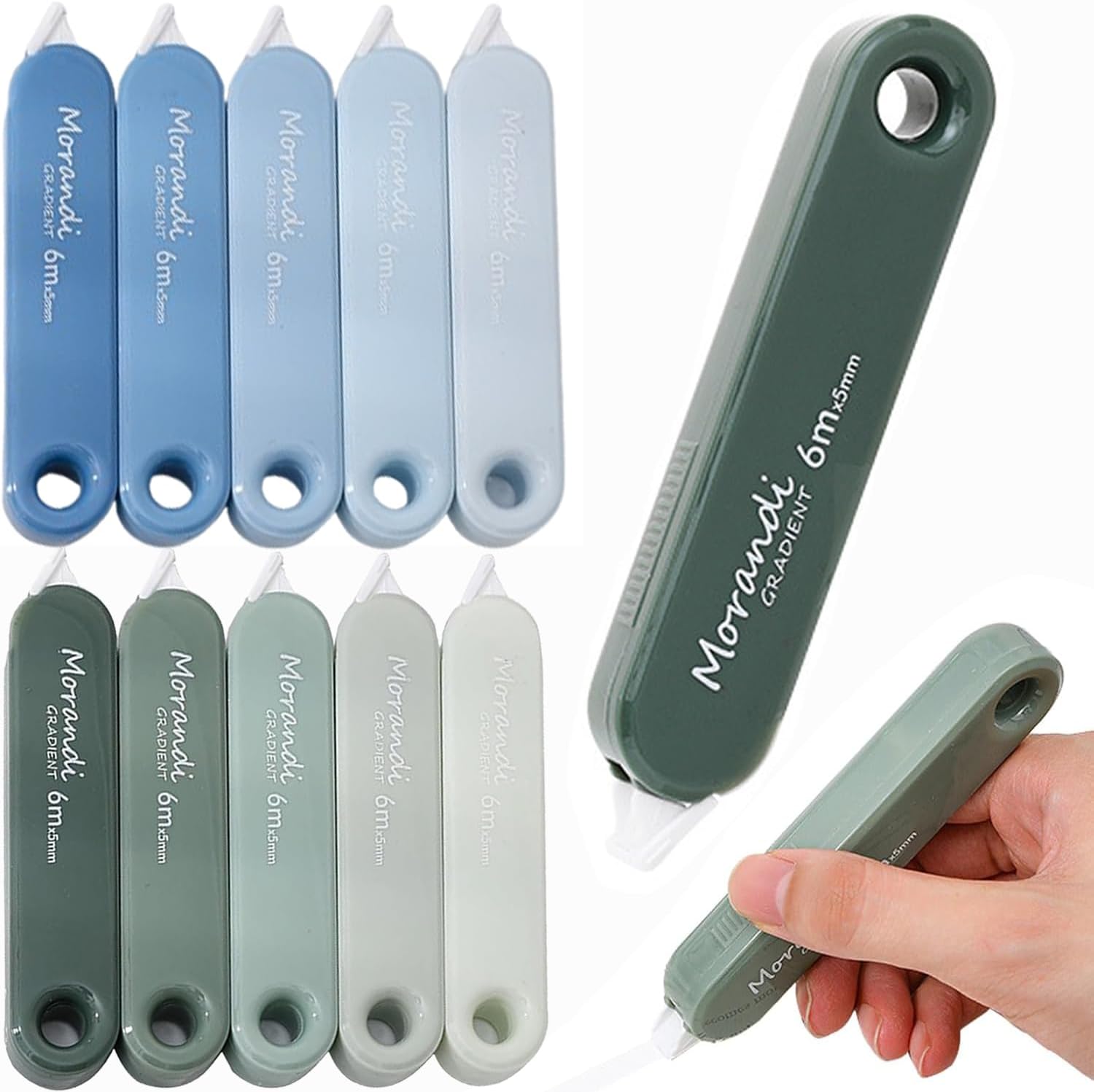 BetterJonny 10 PCS White Out Tapes, Tape Roller Instant Correction Tape ...