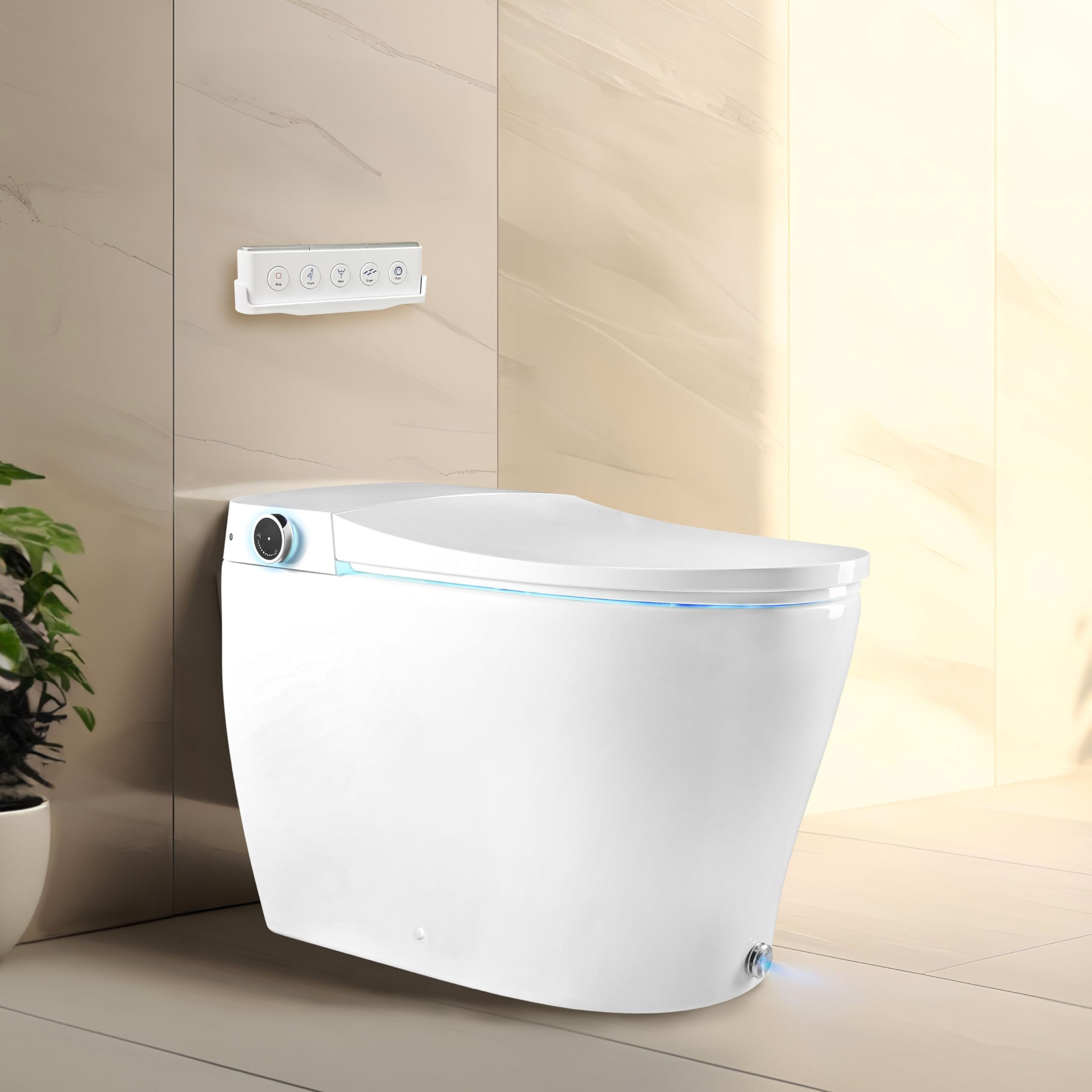 EPLO iX7-PRO Smart Toilet with Powerful Flush, Auto Open/Close ...