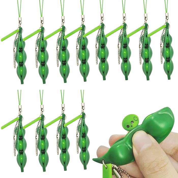 Buy TIBDALA Pea Popper Fidget Toys, 12 Packs Funny Facial Expressions ...