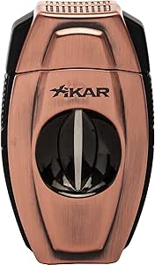 Amazon.com: XIKAR Flip Dual Cigar Cutter - Versatile 64-Ring Gauge V-Cut & Straight Cut, Premium ...