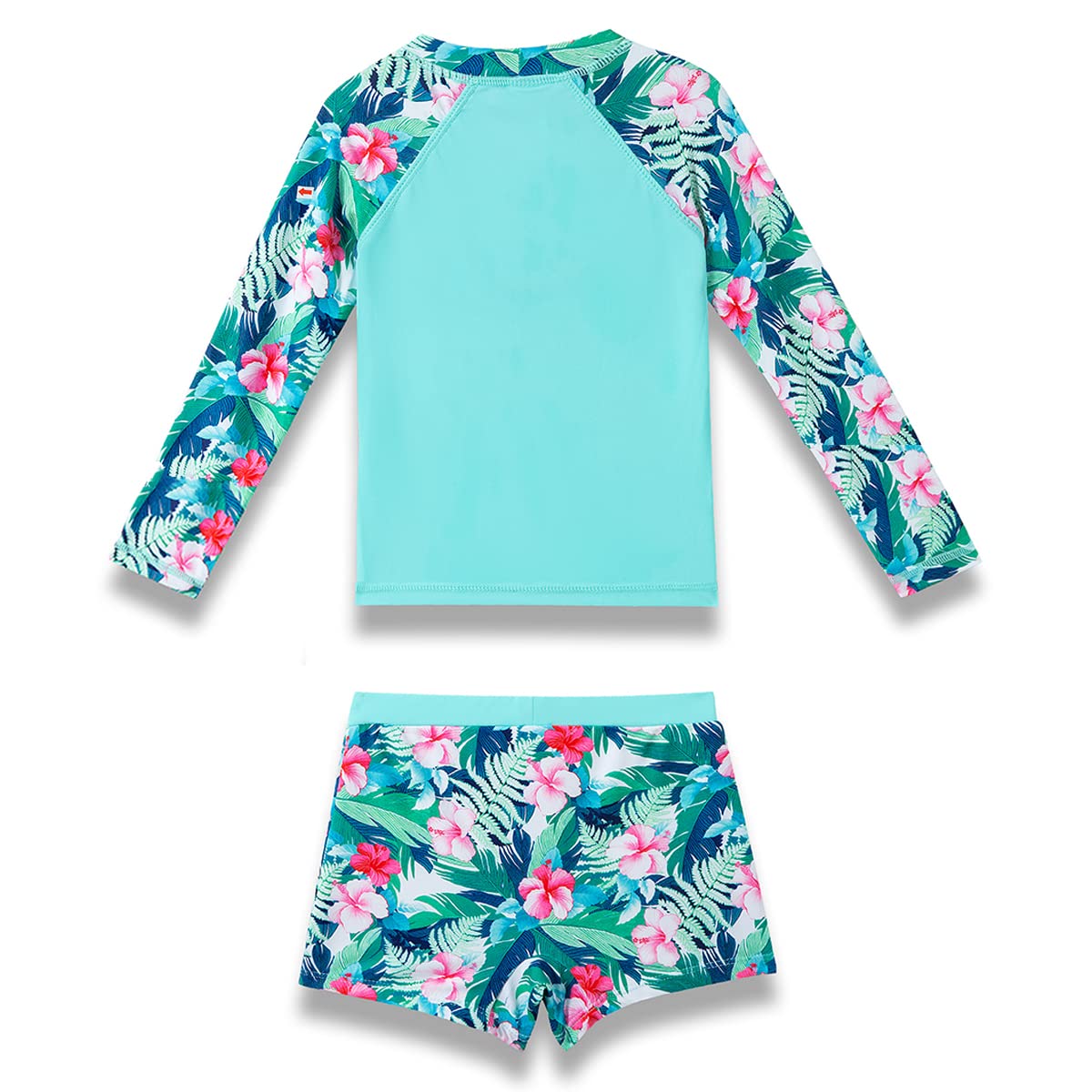 Snapklik.com : Girls Rash Guard Set Long Sleeve UPF 50+ Sun Protection ...