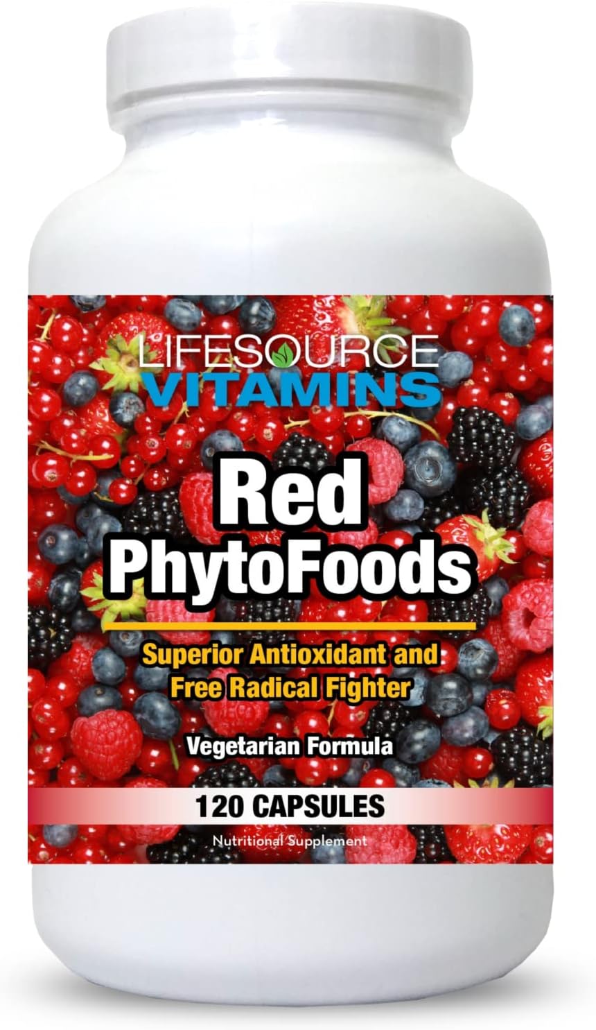 Amazon.com: LifeSource Vitamins Red Phyto Foods – 38 Whole Food Synergistic Ingredients ...