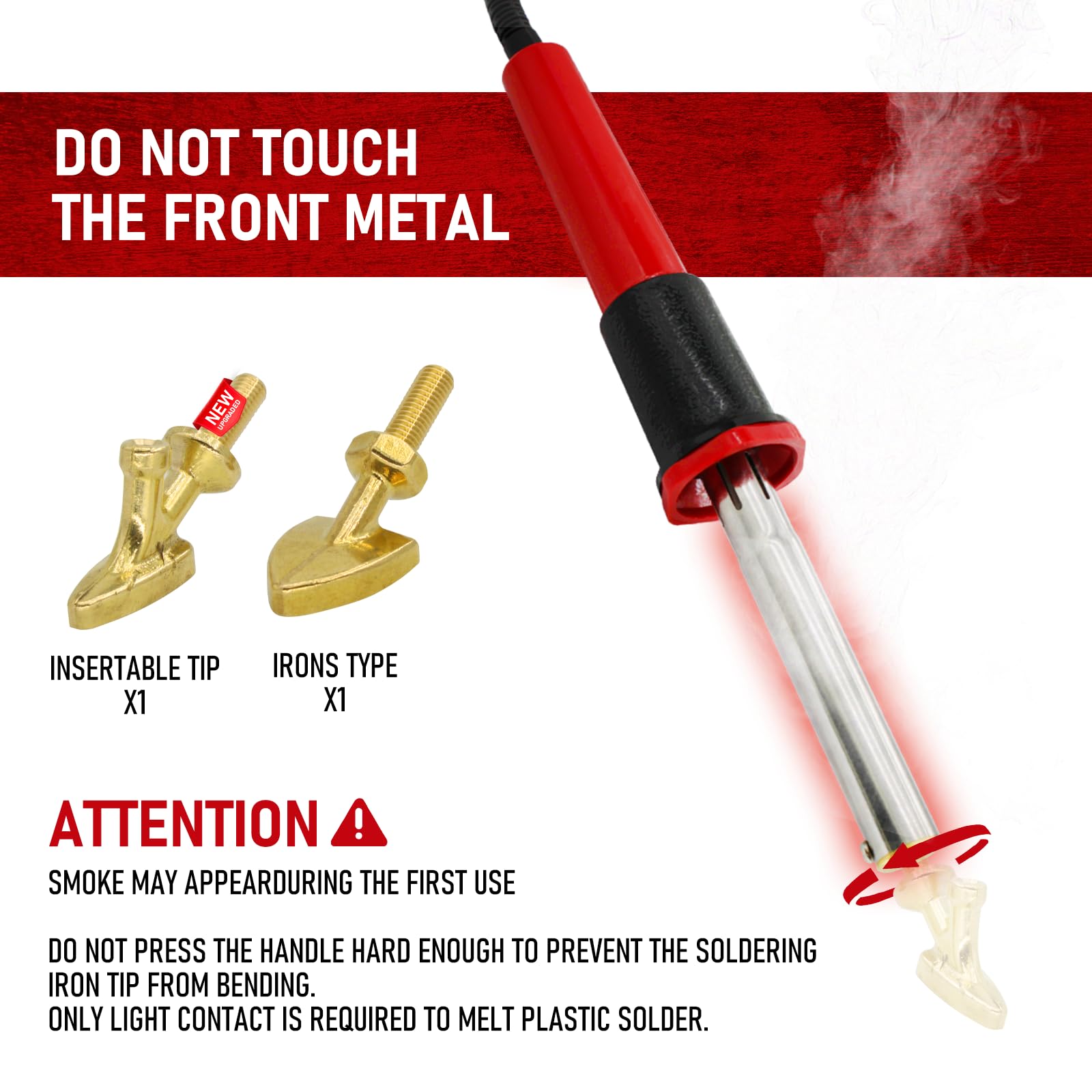 Snapklik.com : Plastic Welder, 2 In 1 Plastic Welding Kit, 1000pcs Hot ...