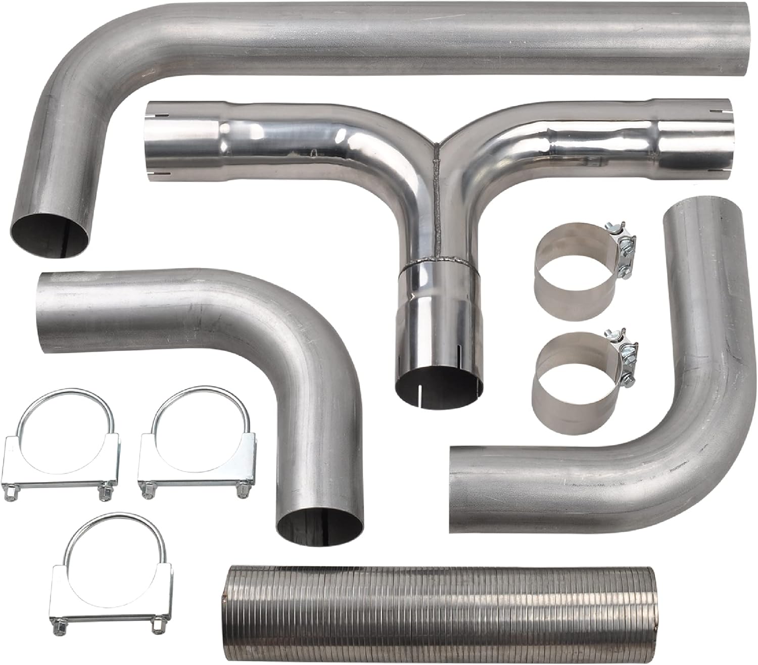 Amazon.com: FGJQEFG 5'' Inch T Pipe Kit Dual Smoker Exhaust Stack ...