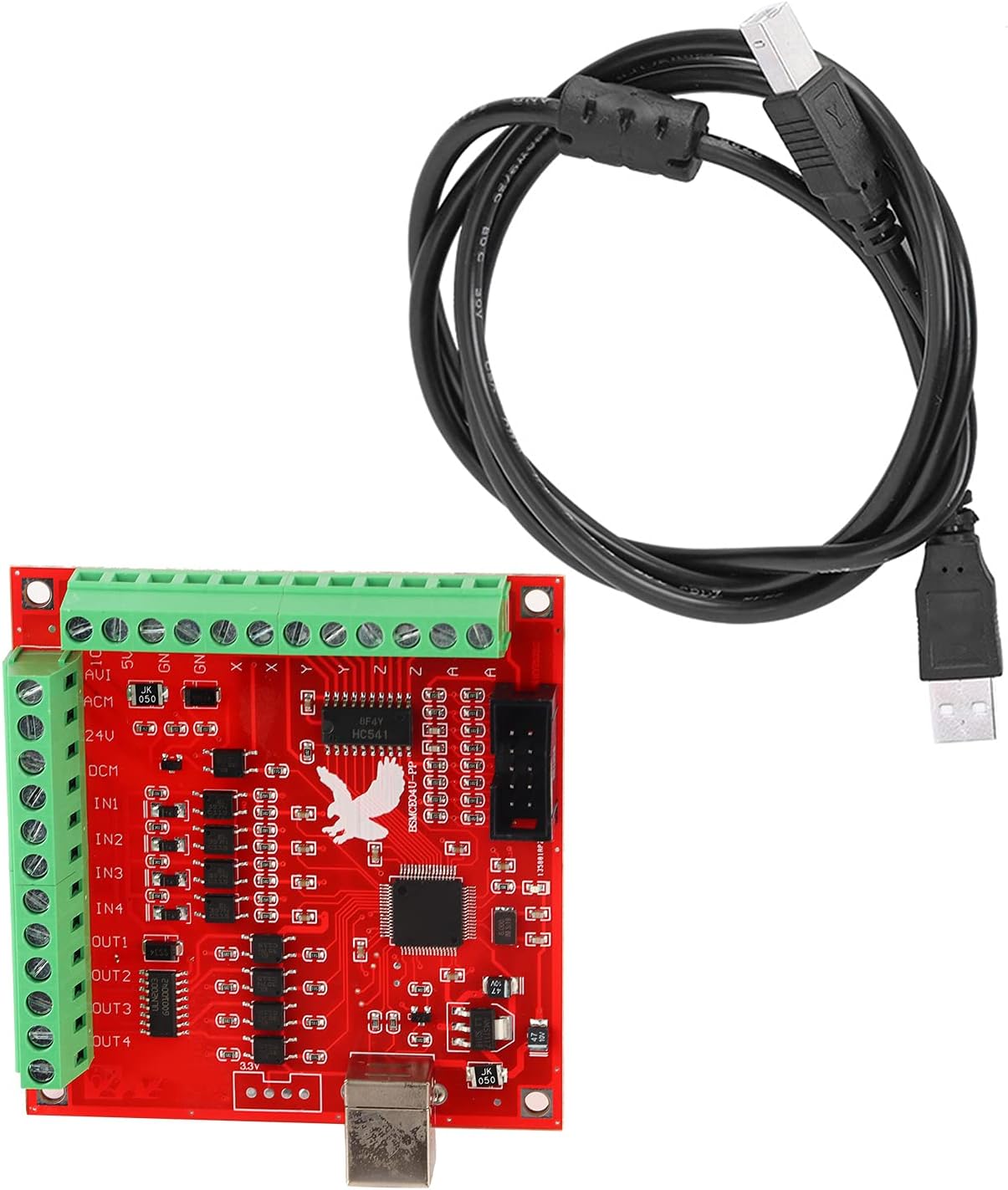 Amazon.com: Respicefinem USB 100kHz 4-Axis Motion Controller Card for ...