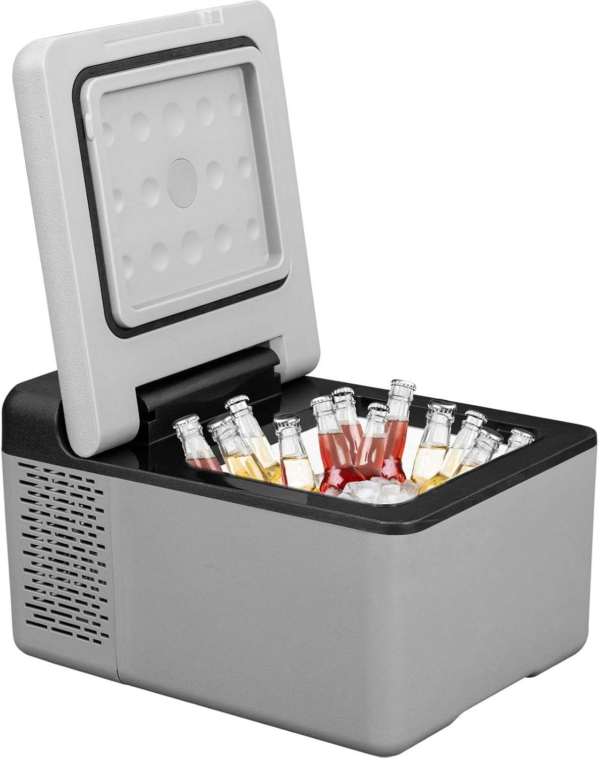 Amazon.com: FITTG Portable Mini Freezer 10 Qt 12V/24V DC 110-220V AC ...