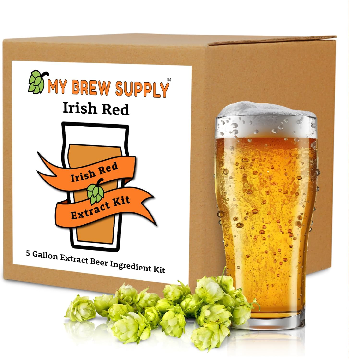 Amazon.com: My Brew Supply Irish Red Beer Extract Kit | Pale Dry Malt ...
