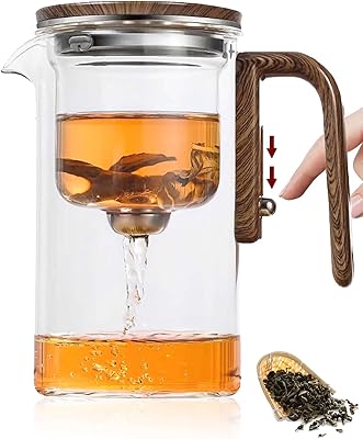 Amazon.com | Enchanti Tea Pot,Glass Teapot with Infuser,Witch Teapot ...