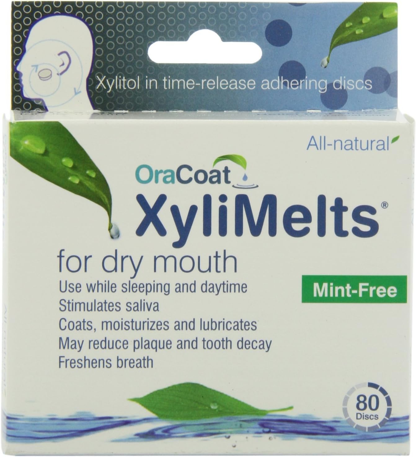 Amazon.com: XyliMelts Discs for Dry Mouth, Mint Free 80 ea (Pack of 1 ...