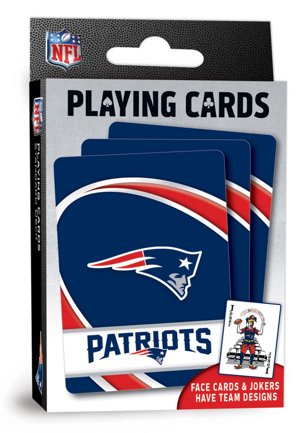 Snapklik.com : Masterpieces NFL New England Patriots Playing Cards ...