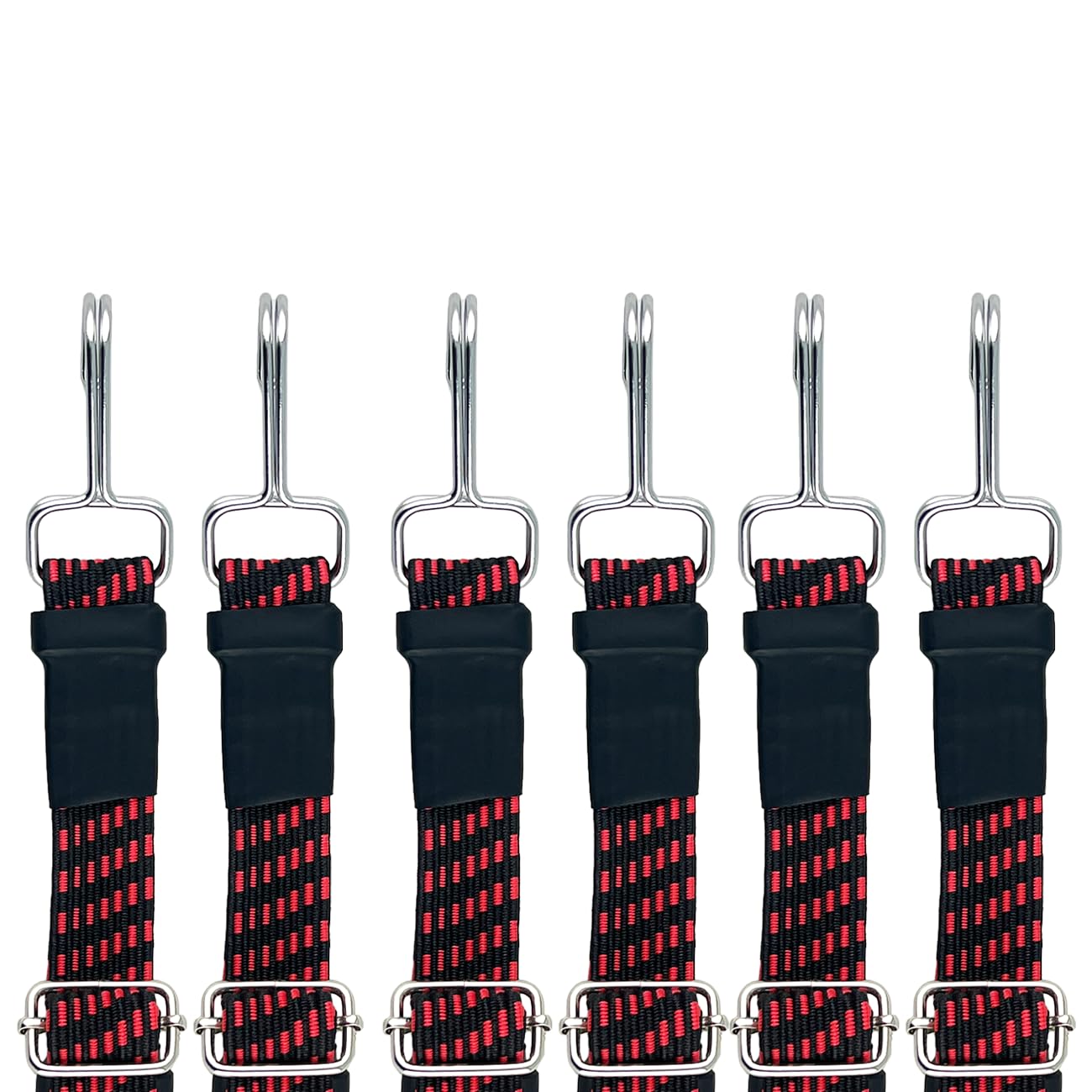 20 INCH Adjustable Flat Bungee Cords. High Strength Bungee Straps with ...