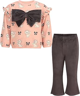 Amazon.com: Magic Threadz Disney Clothes Baby Girls Bow Pant Set ...
