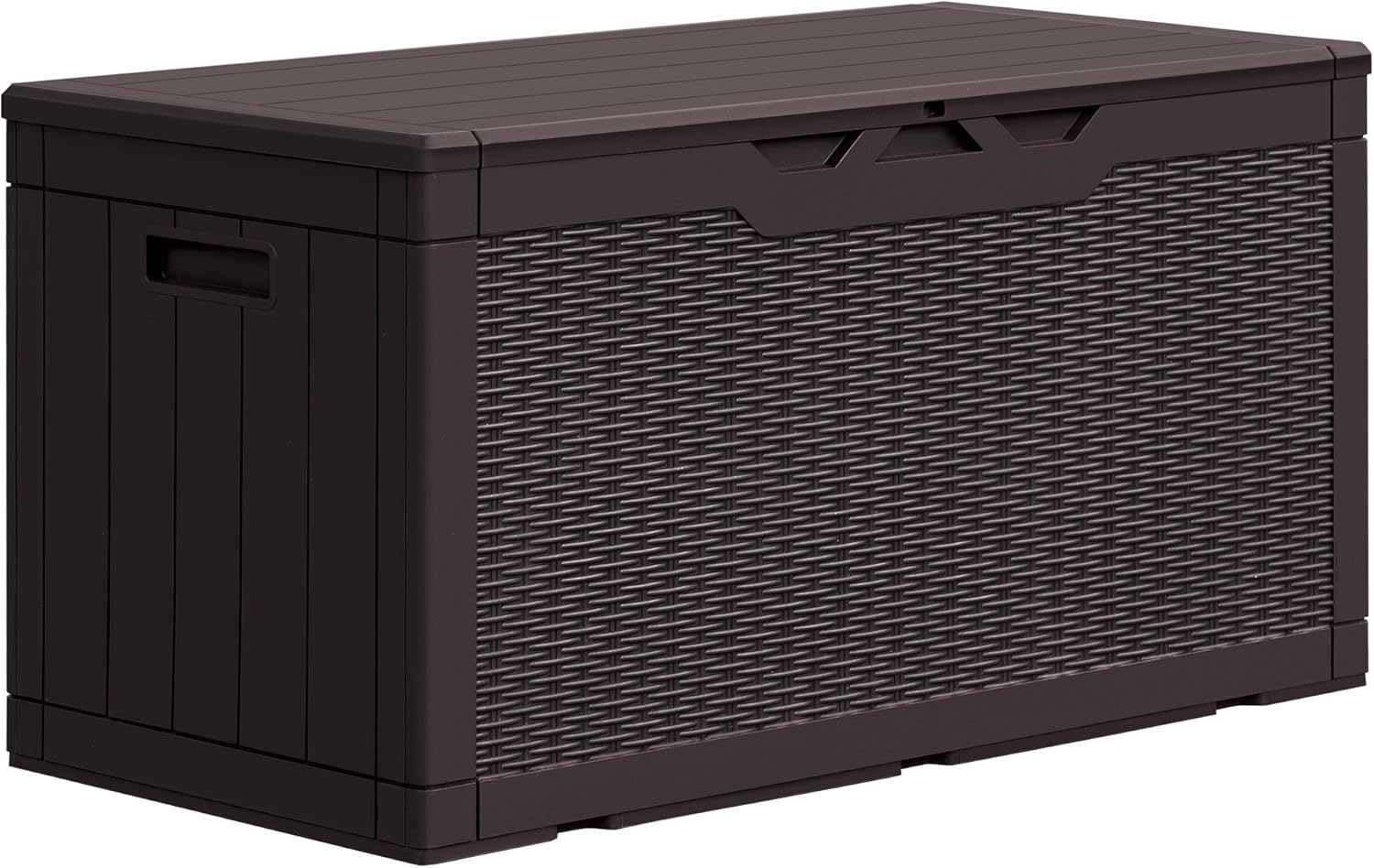 Amazon.com : GUNJI 100 Gallon Resin Deck Box,Outdoor Large Storage Box ...