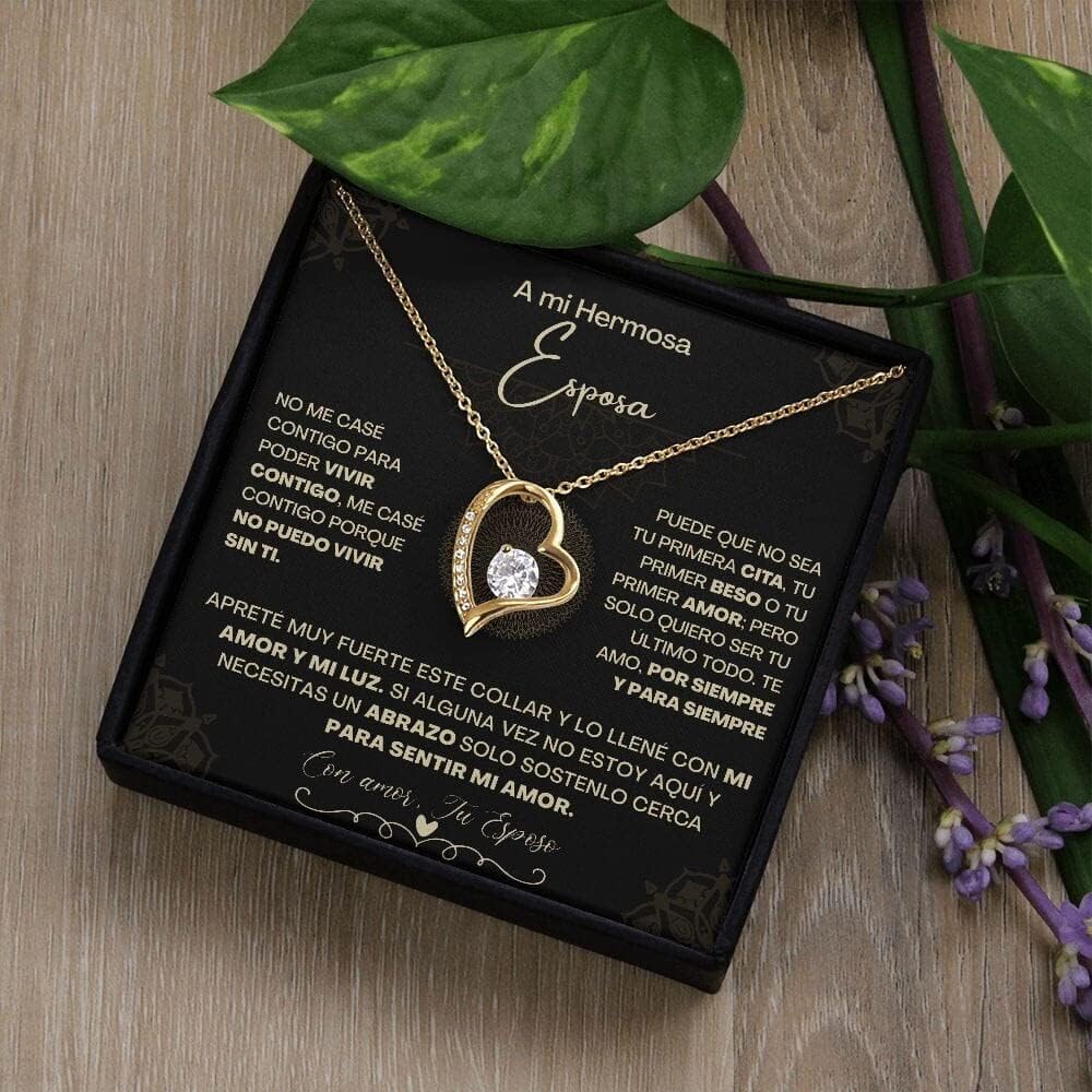 A Mi Hermosa Esposa – Collar Pendiente Forever Love (Amor Por Siempre ...