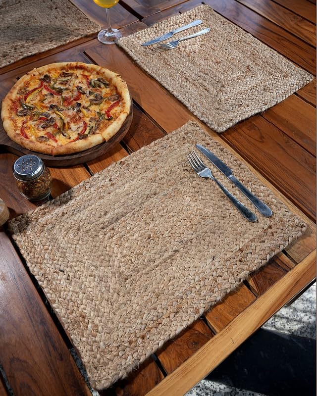 Buy Amazon Brand - Umi Amazon Brand - Umi Handmade Jute Rectangular ...
