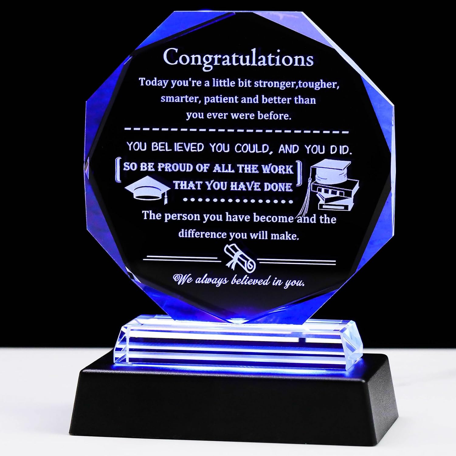 Amazon.com: Movdyka College Graduation Gifts for Her Him Cool Glass ...