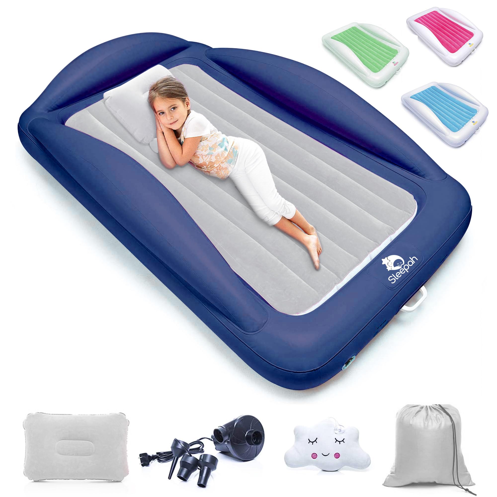 Amazon.com: Sleepah Inflatable Toddler Travel Bed Portable Kids Air ...