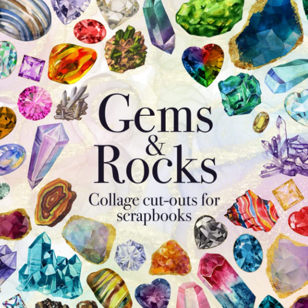 Gems and Rocks: Collage cut-outs for scrapbooks | gemstone images ...