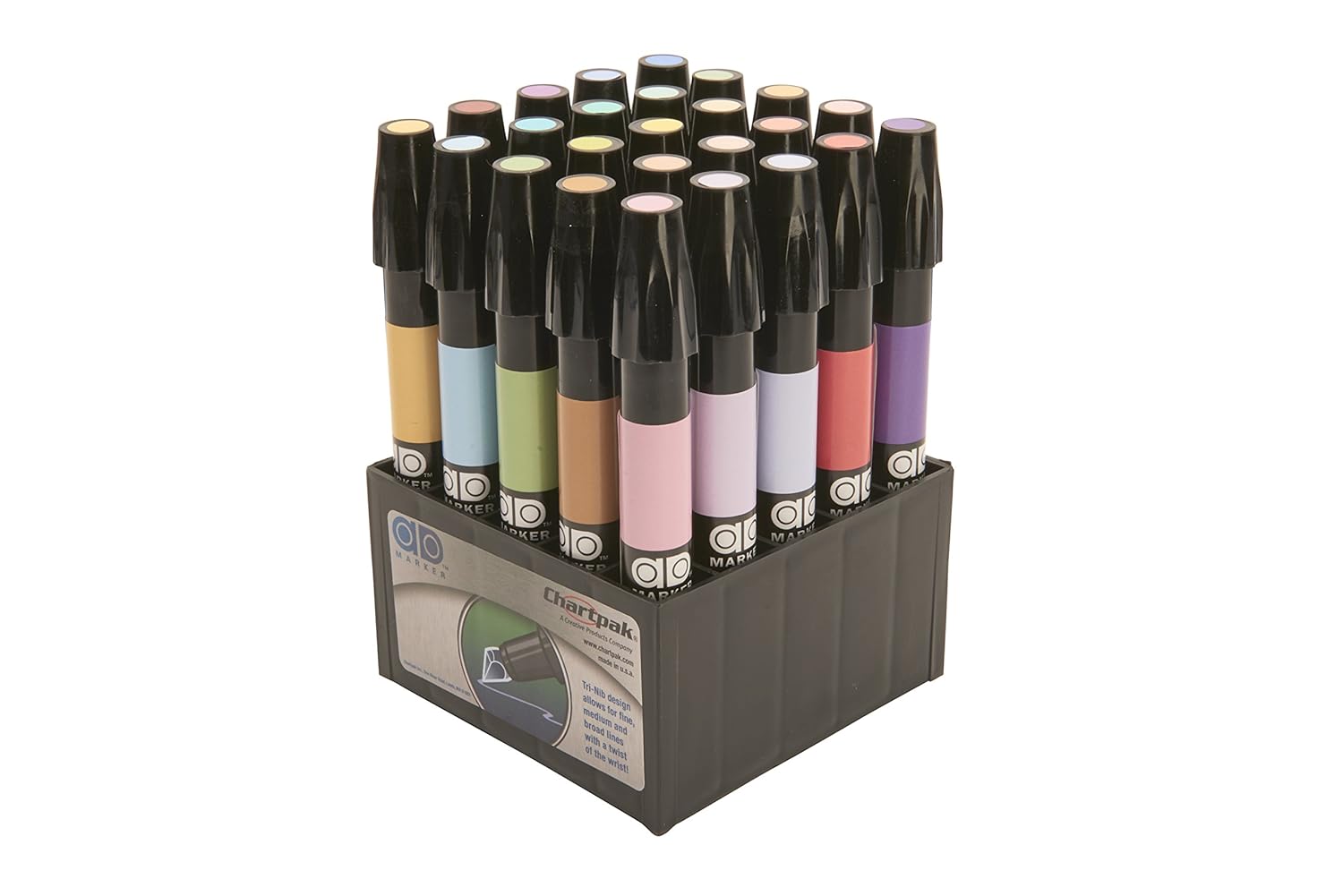 CHARTPAK 25-Color Pastel Marker Set (F) : Amazon.in: Home & Kitchen
