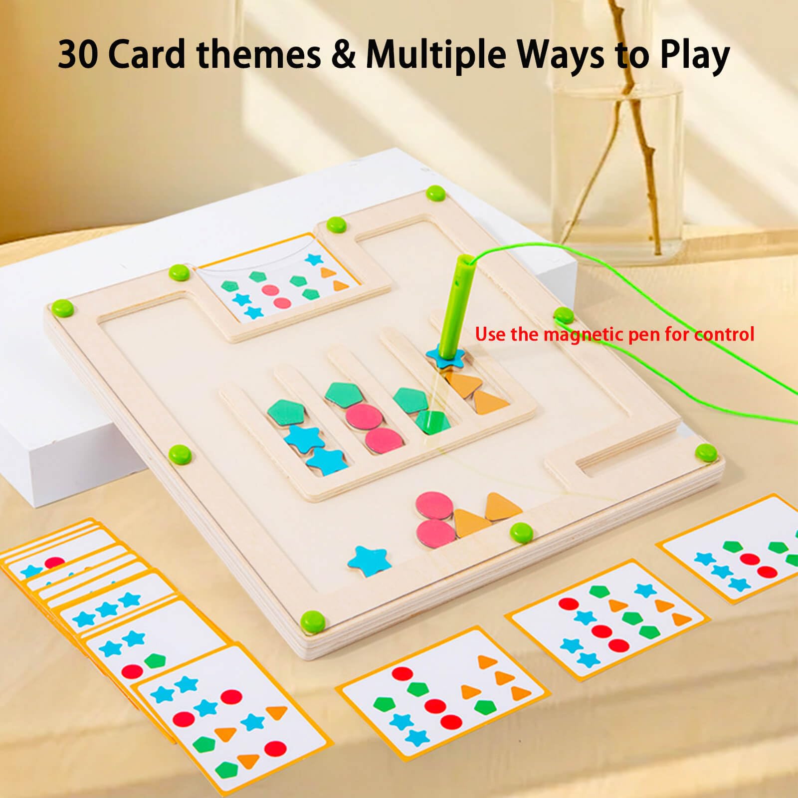 Snapklik.com : ECROUATY Sorting Board Matching Activity Memory Game For ...