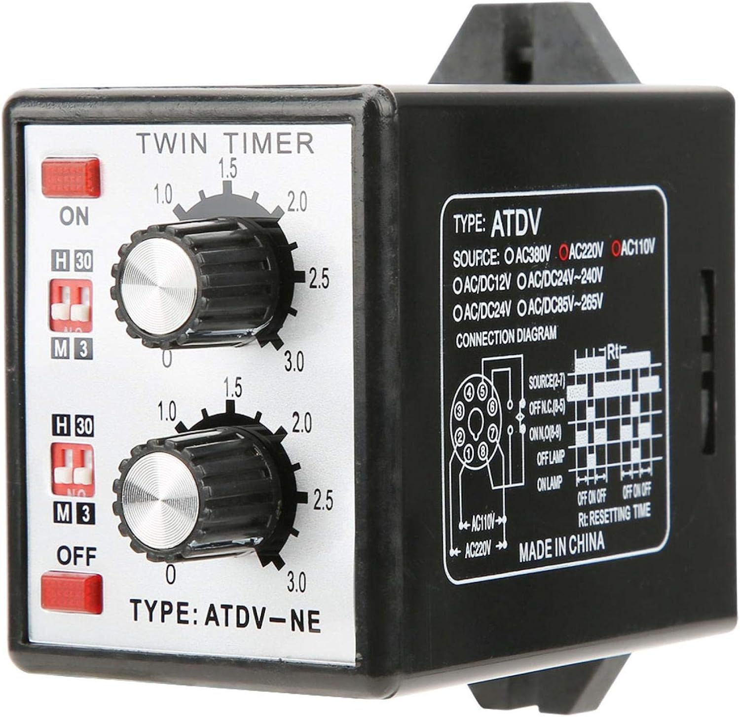 Oumefar Multi-Section Short Period Timer with Twin Relay Control - AC110V/220V in Nepal at NPR ...
