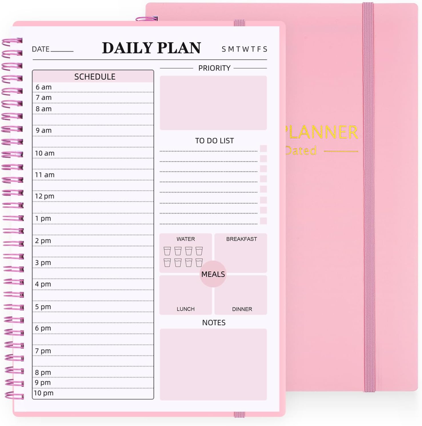 Amazon.com : Daily Planner Undated, Appointment Planner To Do List ...