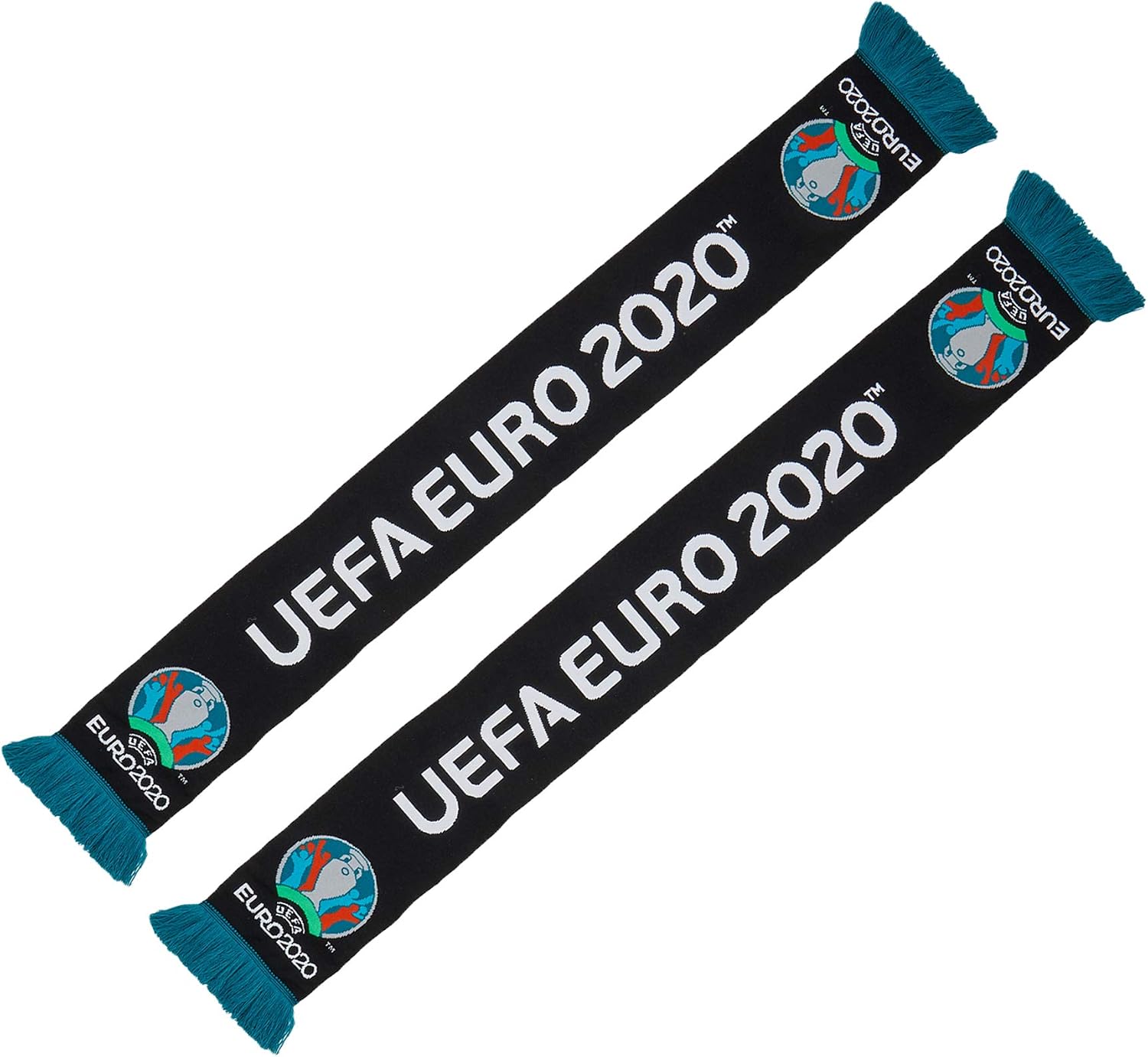 UEFA EURO 2020™ Scarf 'Competition' black : Amazon.co.uk: Sports & Outdoors