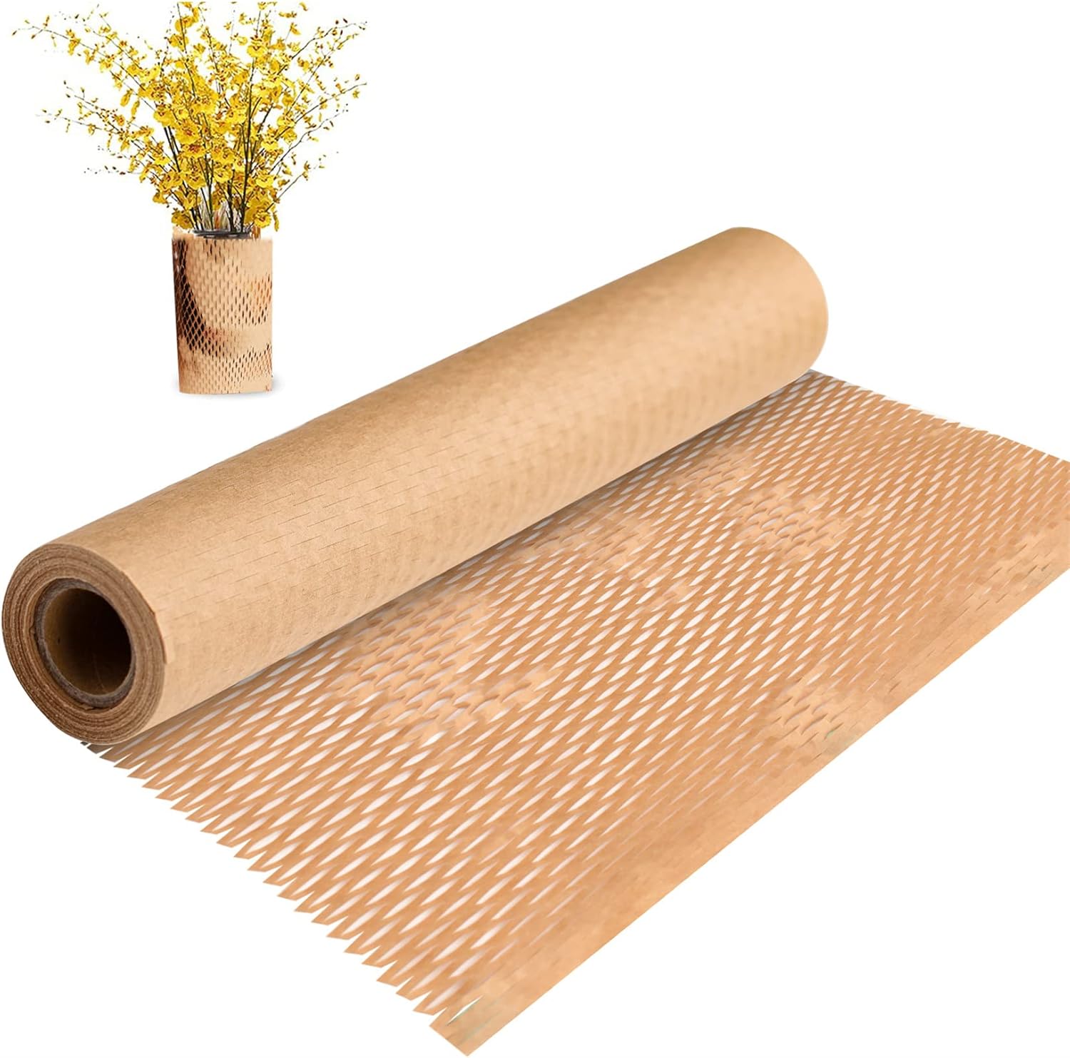 Amazon.com : Packing Paper Honeycomb Cushioning Wrap Eco Friendly Kraft ...