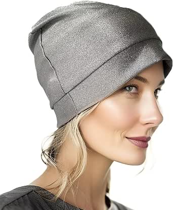 LukyTrge EMF Blocker Hat,Unisex Faraday Hat,Fabric Silver Liner Freely ...