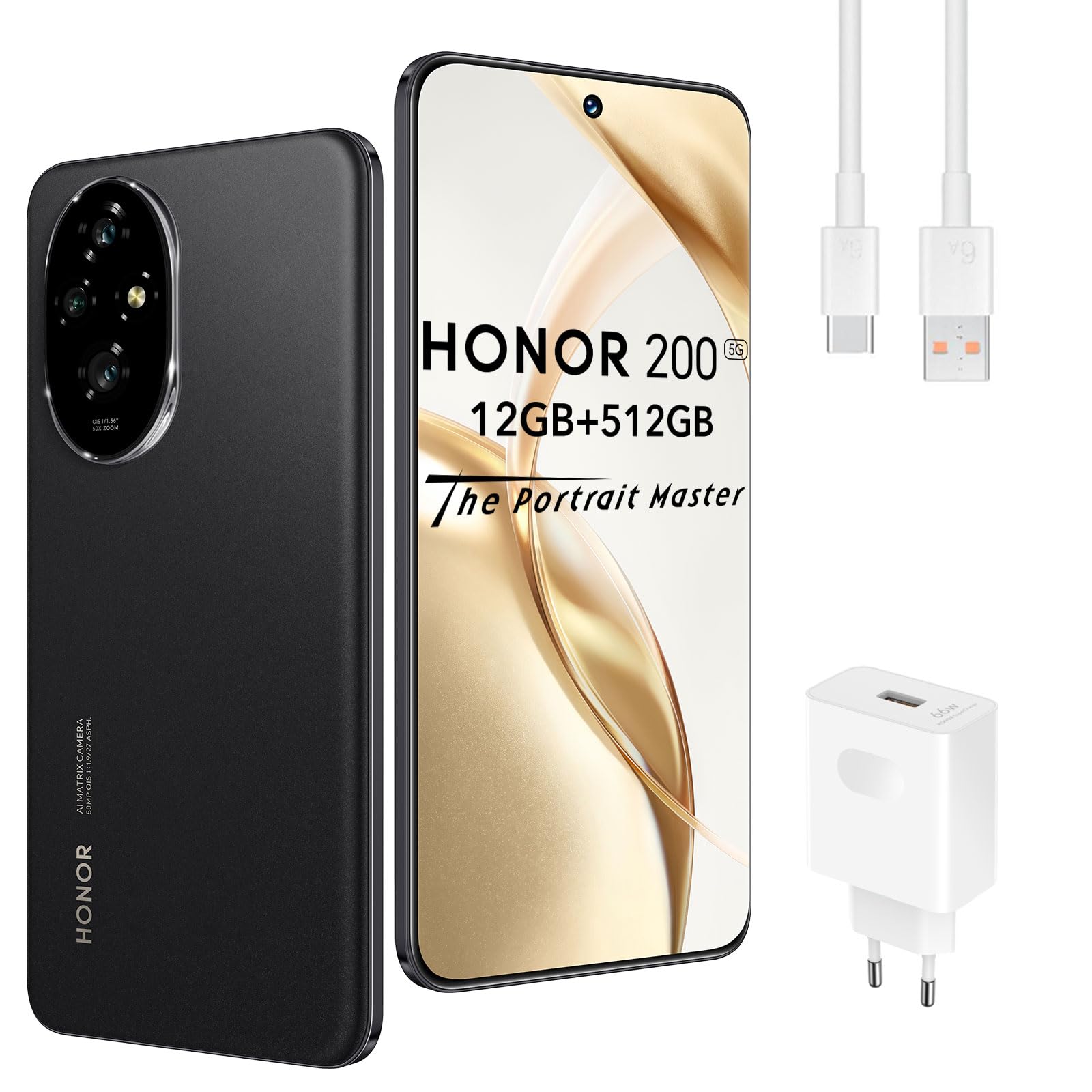 HONOR 200 Smartphone 5G 12Go 512Go, 120Hz 6.7" AMOLED, Triple Appareil ...