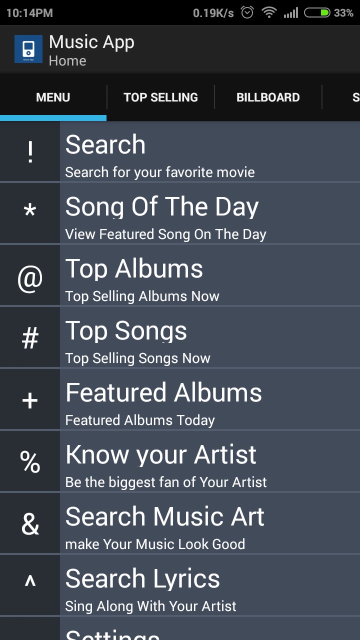Top Music Chart - App on the Amazon Appstore