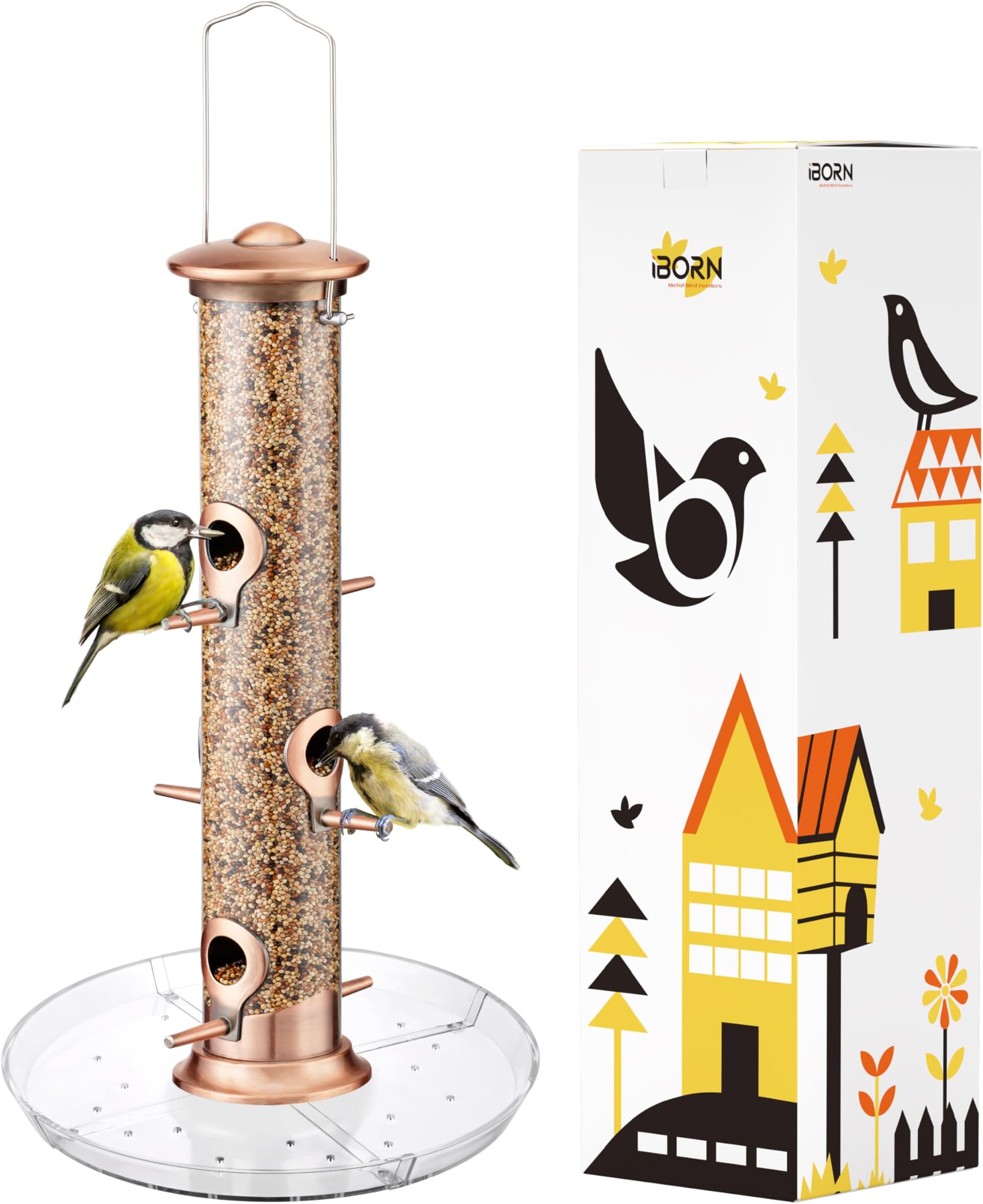 Amazon.com : SWISSINNO Bird Feeder Davos Smart Birds | No Mess No Spill ...