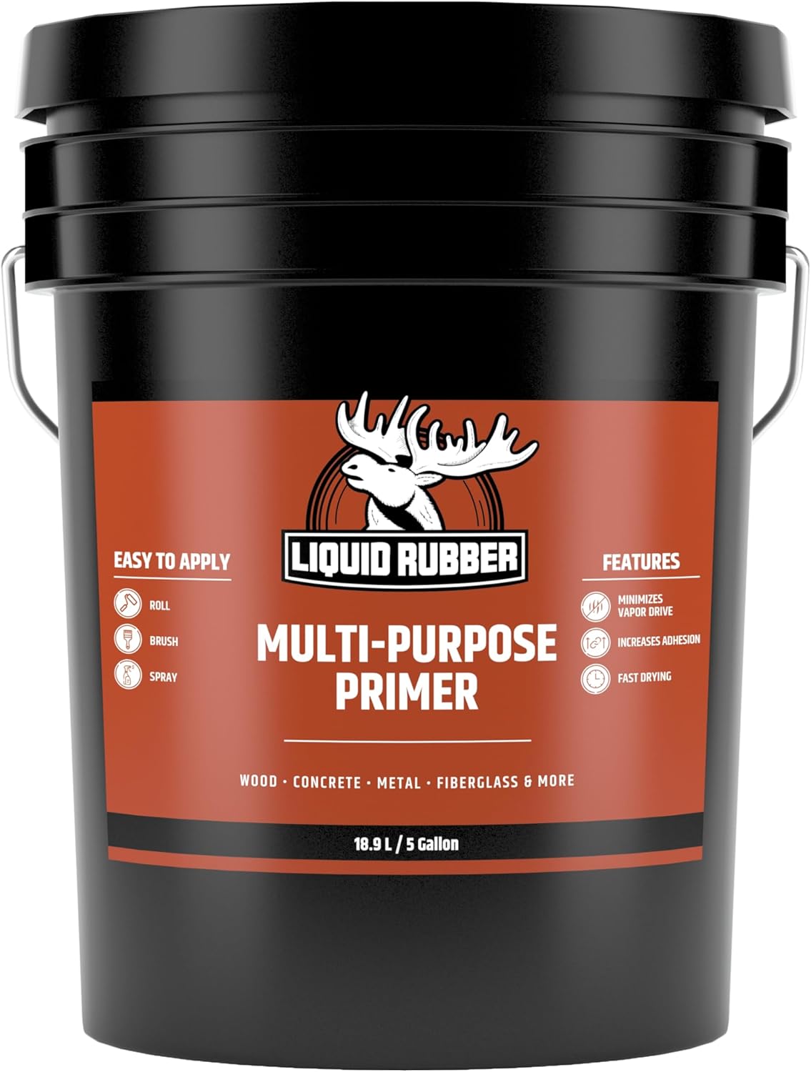 Liquid Rubber Multi-Purpose Primer - Use on Concrete and Wood, Water ...