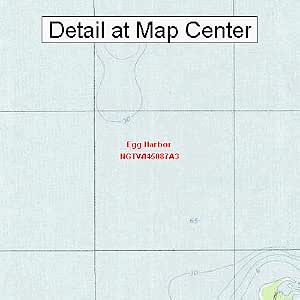 Amazon.com : USGS Topographic Quadrangle Map - Egg Harbor, Wisconsin ...