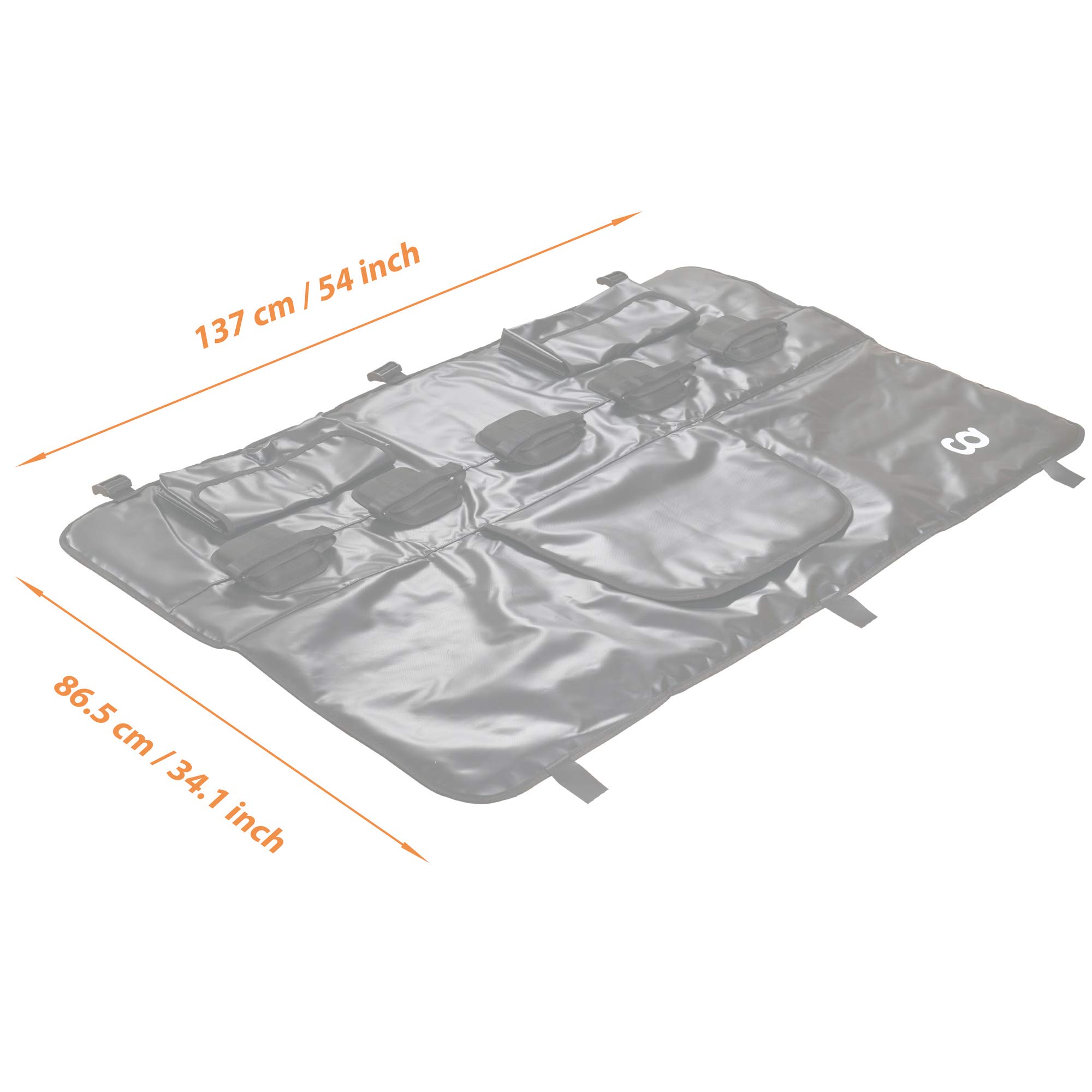 Snapklik.com : CyclingDeal Tailgate Bike Pads - 54" Wide - Bicycle Rack ...