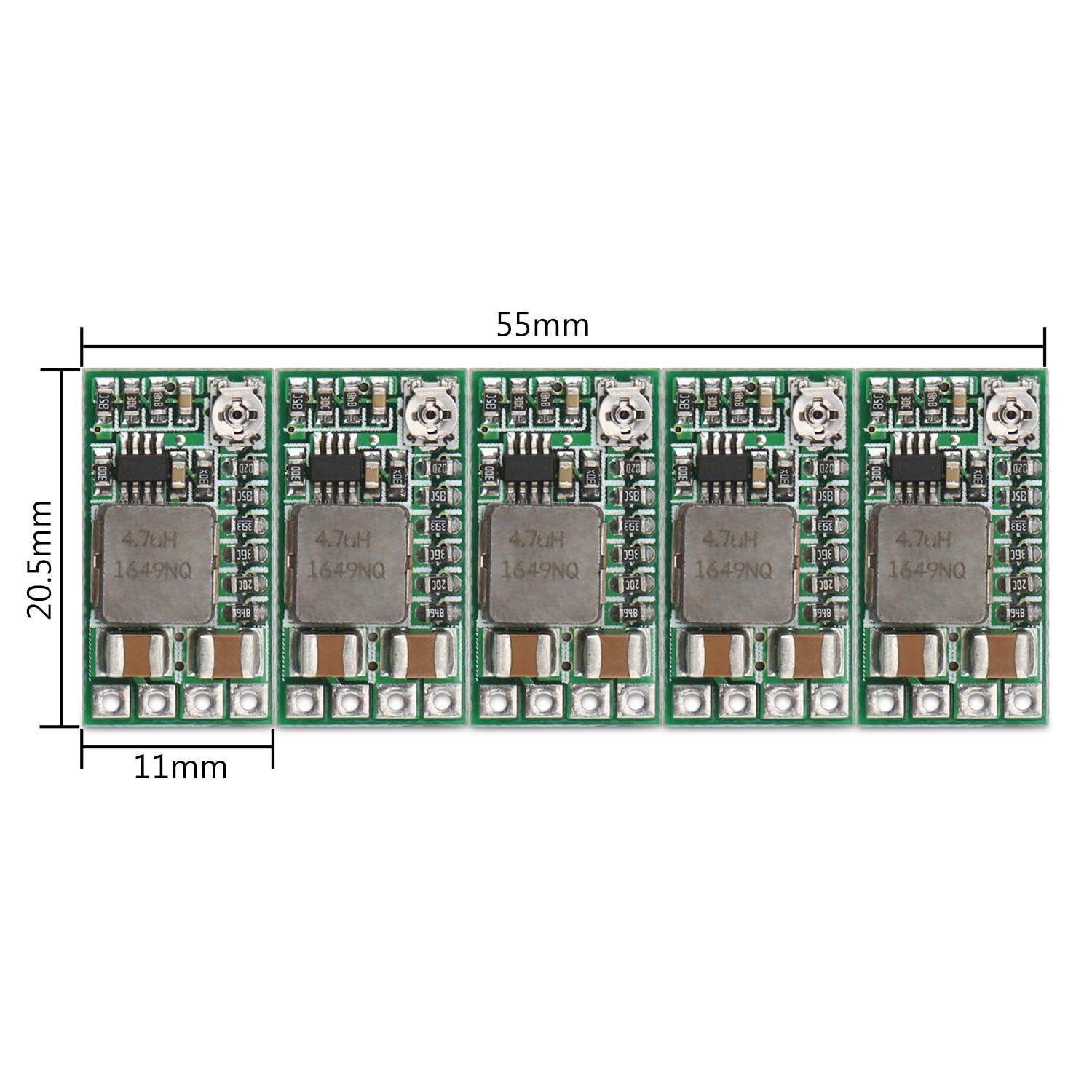Snapklik.com : 24v To 12v Step Down Converter 10pcs, Mini Voltage ...