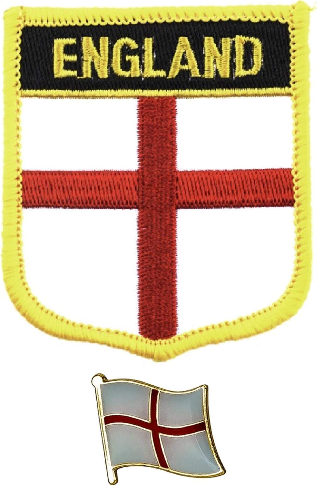 England Flag Embroidered Iron Sew On Patch United Kingdom UK English ...