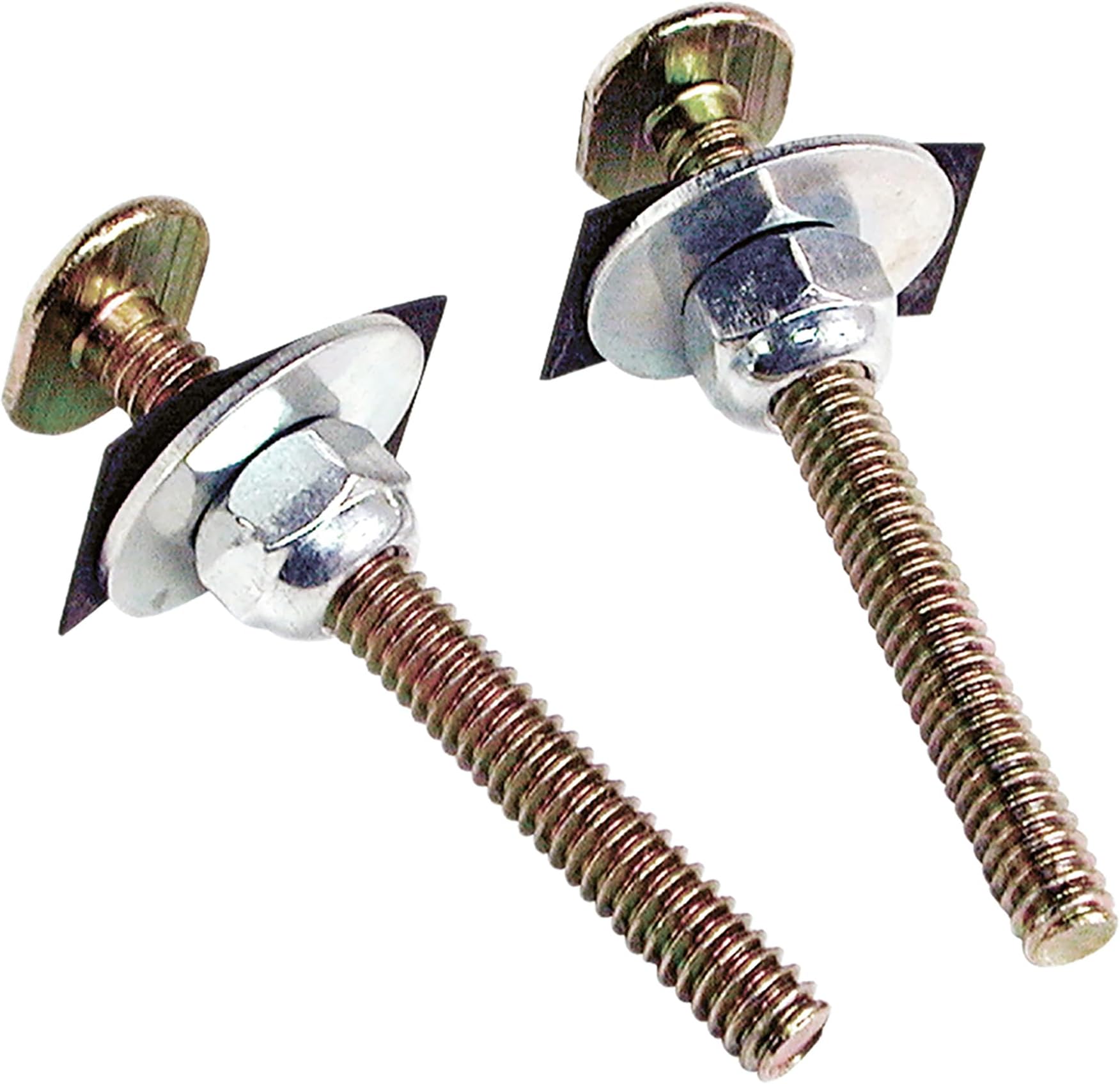Fluidmaster 7111 Universal 3-Inch Bowl to Floor Bolts, Includes 2 Brass ...