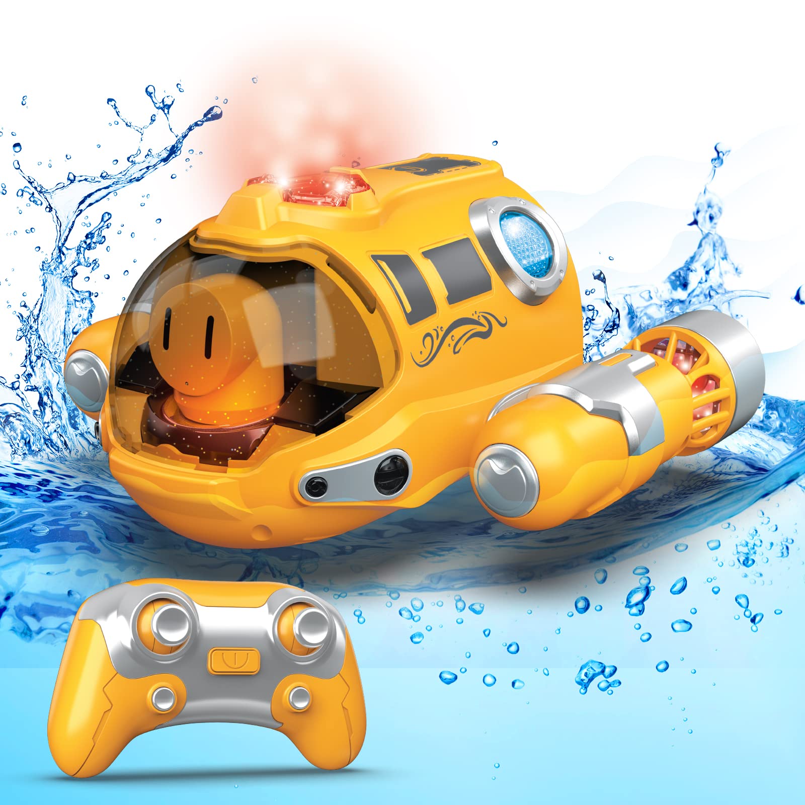 Snapklik.com : Remote Control Boat For Kids Ages 8-12, RC Spray Gasboat ...