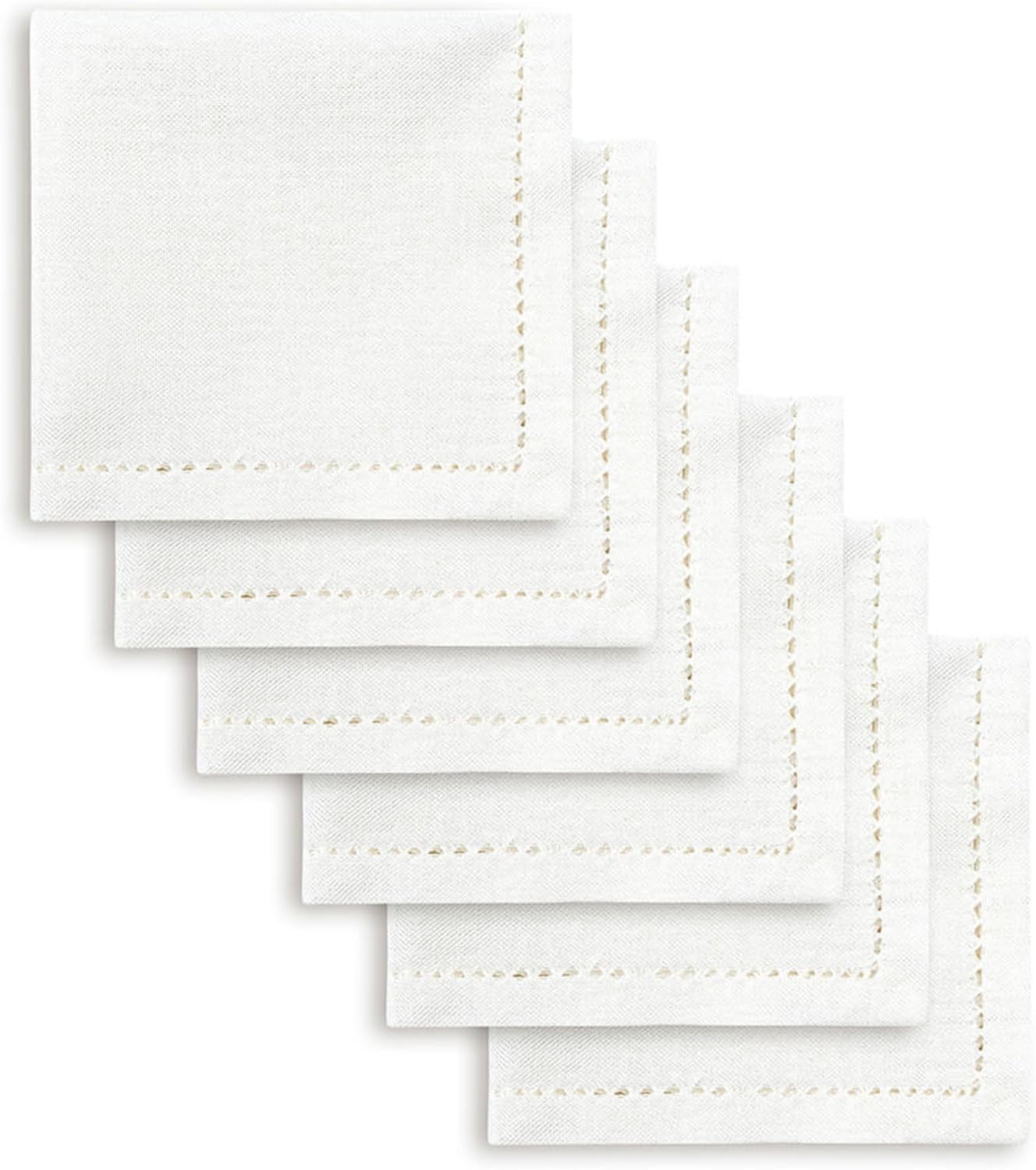 Amazon.com: Maple White Napkins by Loom & Table – Elegant, Wrinkle ...